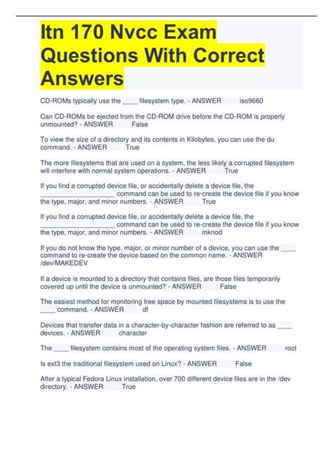 Itn Nvcc Exam Questions With Correct Answers Itn Nvcc Stuvia Us