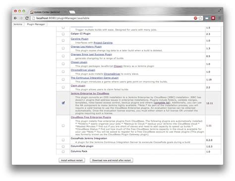 Jenkins Cloudbees Jenkins Enterprise