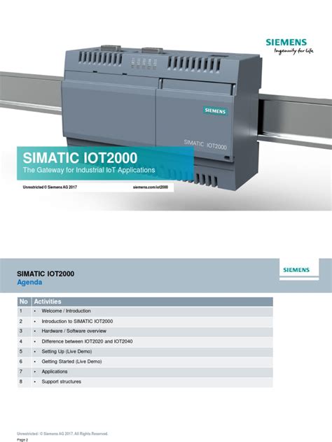 Simatic Iot2000 The Gateway For Industrial Iot Applications Pdf Arduino Usb