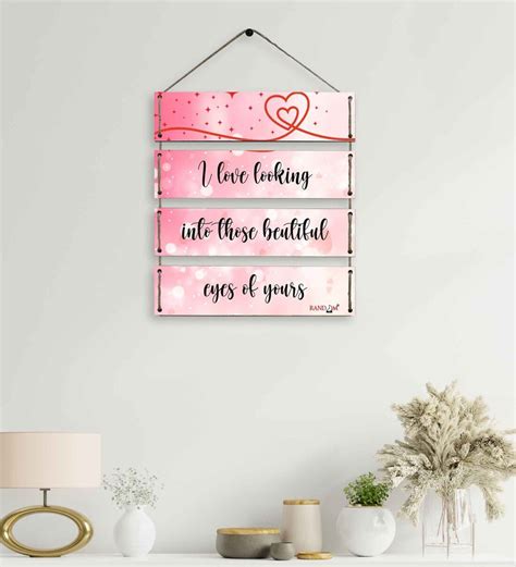 Buy Motivational Quotes Multicolour Mdf Wall Hanging By Random At 4