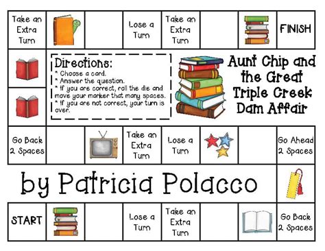 Aunt Chip And The Great Triple Creek Dam Affair Comprehension Game