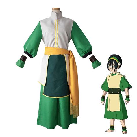 Anime Avatar The Last Airbender Meet Toph Cosplay Costumes