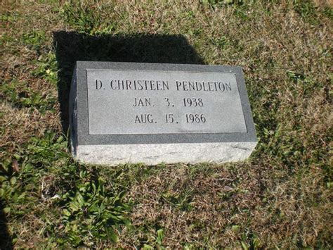 Dorothy Christine Pendleton 1938 1986 Mémorial Find A Grave