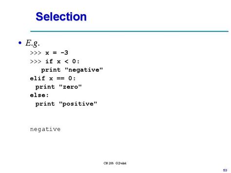 Selection
