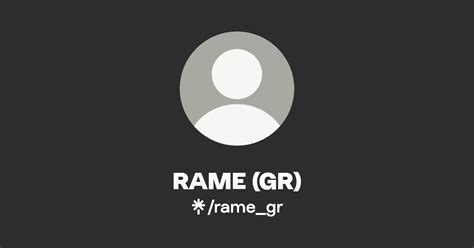 Rame Gr Instagram Linktree