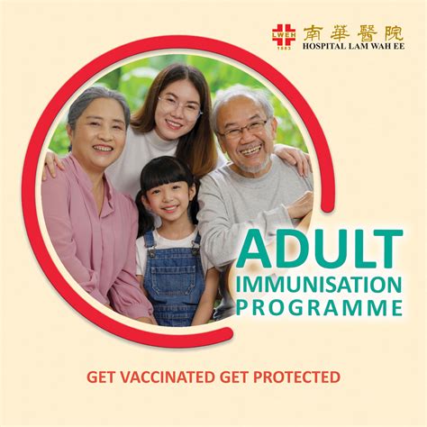 Adult Immunization Program Hospital Lam Wah Ee Is An Independent Charitable And Non Profit