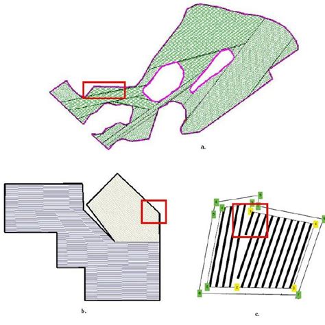Results Of The Field Coverage Algorithms Which Split The Fields In