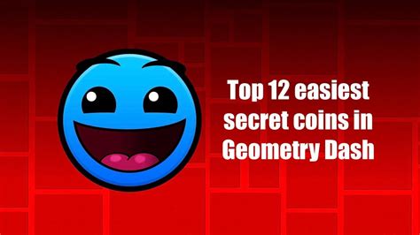 The Top 12 Easiest Secret Coins In Geometry Dash Youtube