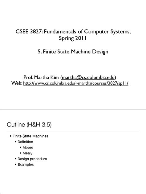 Fsm Design Pdf Theory Of Computation Applied Mathematics