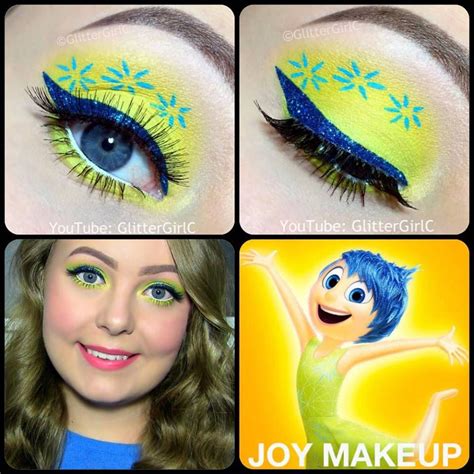 Inside Out Joy Makeup Disney Eye Makeup Disney Inspired Makeup