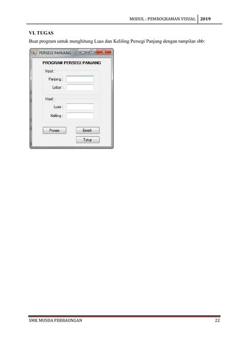 modul pemrograman visual akbarpurba499 halaman 23 pdf online