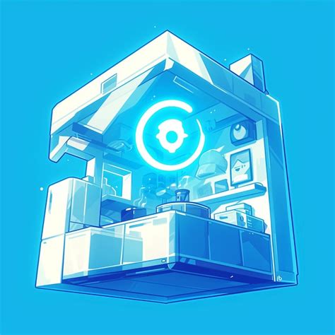 Premium Vector Smart Home Hub With Integrated Security System