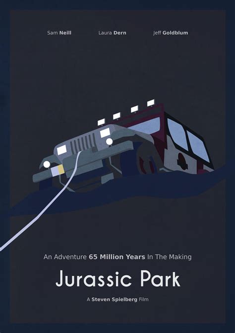 Jurassic Park Minimalism Poster By Knickyx On Deviantart