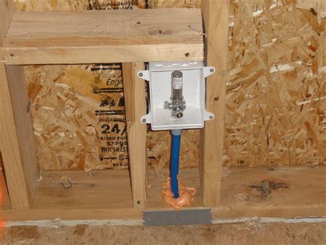 Installing A New Icemaker Box Terry Love Plumbing Remodel DIY Professional Forum