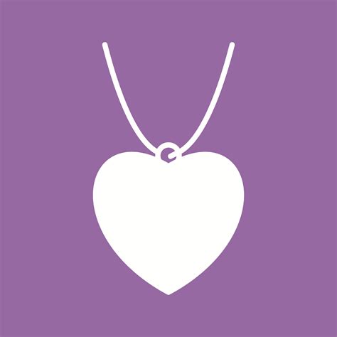 Locket Vector Icon 20207171 Vector Art At Vecteezy