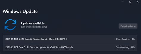 kb5009193 and kb5009194 forcefully install core 3 and 5 via microsoft update even though