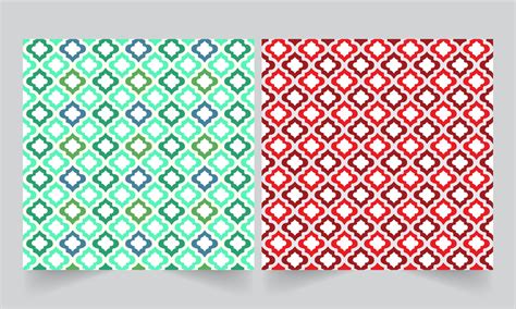 Set Of Seamless Moroccan Pattern Background 23315064 Vector Art At