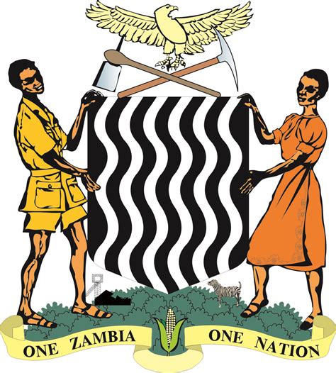 Zambia Coat Of Arms Logo Coat Of Arms Of Zambia Sticker For Sale By