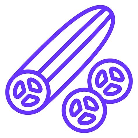 Premium Vector Vector Design Cucumber Icon Style