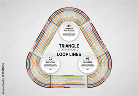 Triangle Progress Graph Info Chart With 10 Bars Stock Template Adobe