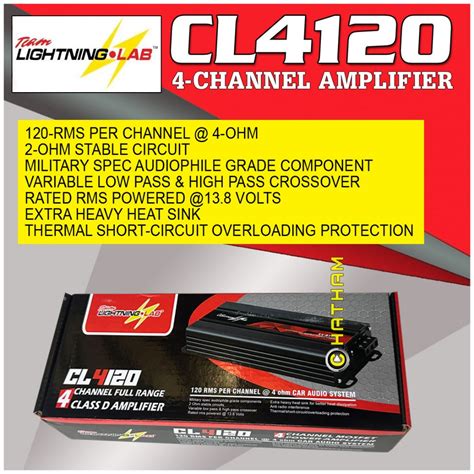 Lightning Lab Amplifier Cl4120 Shopee Philippines Lightning Lab Amplifier Cl4120 Shopee Philippines