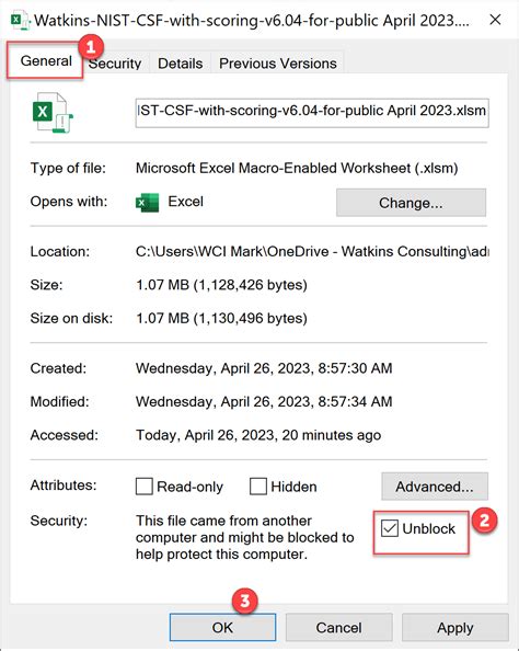 Nist Csf Excel Workbook Watkins Consulting