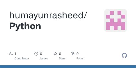 GitHub Humayunrasheed Python GitHub Humayunrasheed Python