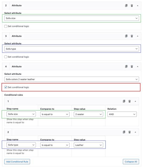 Adding Conditional Logic To Your Staggs Attributes Staggs Product