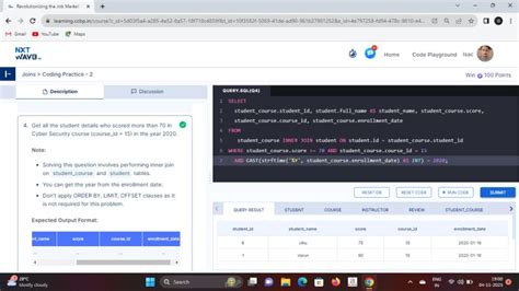 Isac Daniel On Linkedin Learningprogress Coding Sql Database Day30 30daysofcode Nxtwave