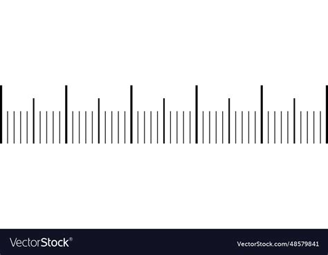 Seamless Scale Analog Meter Creating Ruler Vector Image