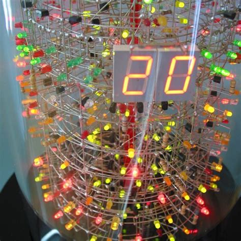 A Breathtaking Circuit Sculpture Clock Hackaday