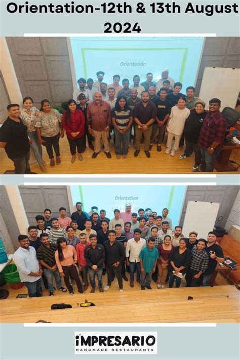 Atul Parulekar On Linkedin Newbeginnings Teamimpresario Hospitalityexcellence Orientationday