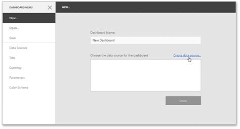 Creating A Dashboard Devexpress End User Documentation