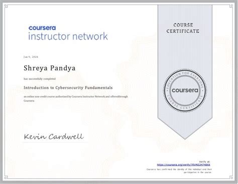 Shreya Pandya On Linkedin Cybersecurity Coursera