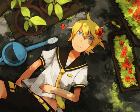 Kagamine Len Vocaloid Drawn By Glider Artist Danbooru
