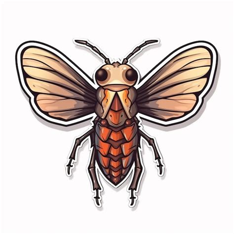 Premium Ai Image A Close Up Of A Bug With A Face And A Body Generative Ai