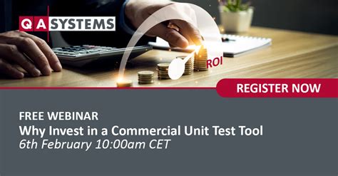 Qa Systems The Software Quality Company On Linkedin Free Webinar Why Invest In A Commercial