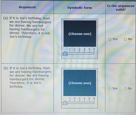 Solved Argument Symbolic Form Is The Argument Valid A If