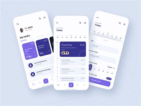 TASK MANAGEMENT APP UI On Behance