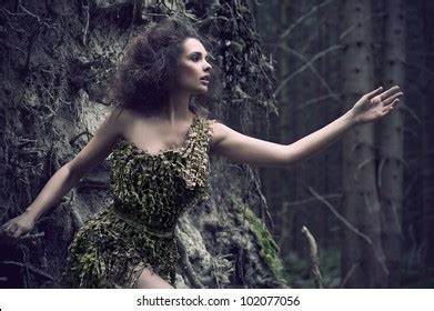 Sensual Woman Part Tree Stock Photo Shutterstock