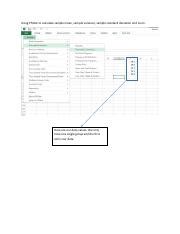 PHStat Descriptive Statistics Using PhStat To Calculate Sample Mean Sample Variance Sample