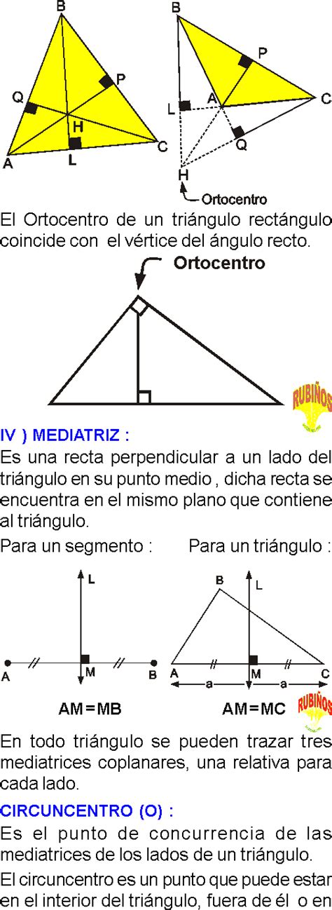 LÍneas Notables De Un TriÁngulo Ejercicios Resueltos Pdf