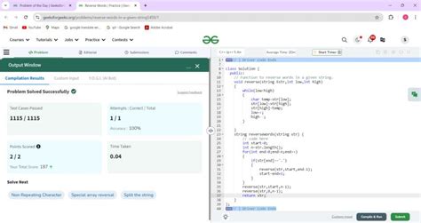 Praveen S On Linkedin Geekstreak2024 Coding Geekstreak Problemsolving Algorithm