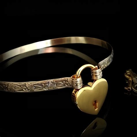Submissive Locking Day Collar 14k Gold Filled Soft And Sweet Bdsm Collar