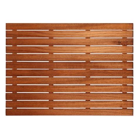 Teakworks4u Shower Mat Finished Finish Plantation Teak