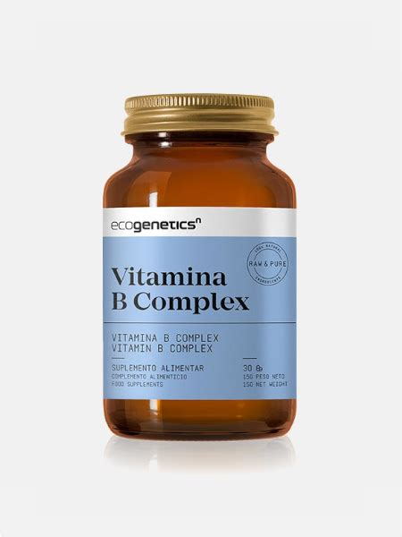 Vitamina B Complex 30 Cápsulas Ecogenetics