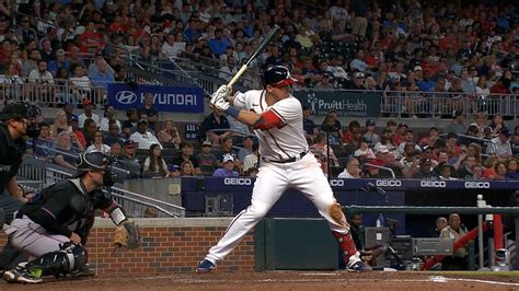 Austin Riley Mashes A Solo Homer 35 To Left Field 09 03 2022