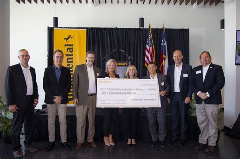 Technology Company Continental Gives 10000 To Comal Isd Provides