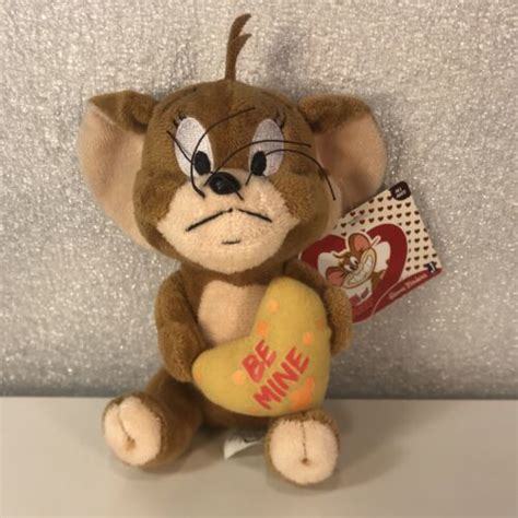 Tom And Jerry Cartoon Jerry Mouse Plush 6 Hanna Barbera Be Mine Romantic