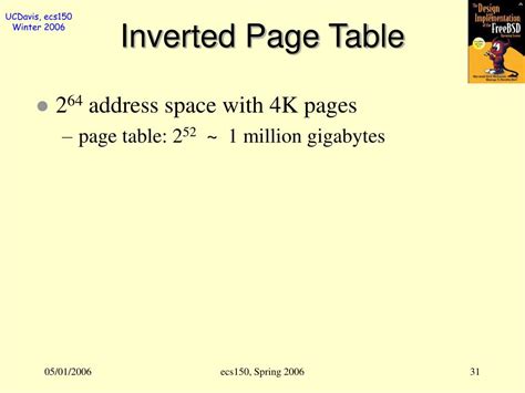 ppt ecs150 spring 2006 operating system 4 memory management